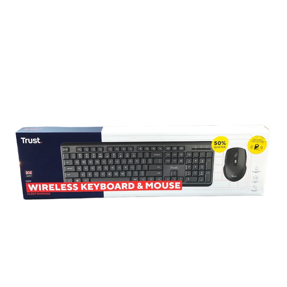 Pre-owned Trust wireless keyboard and mouse *SALE - WAS £9.99* - Own4Less